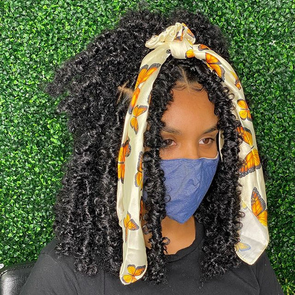 12 inch Short Butterfly Locs Crochet Hair Distressed Bob Faux Locs Cro ...